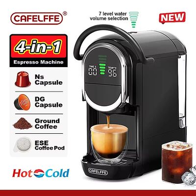 CAFELFFE 4in1 Capsule Coffee Machine Hot/Cold Multiple Espre