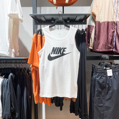 NIKE耐克男装2024夏新款舒适透气纯棉休闲百搭运动背心AR4992-101