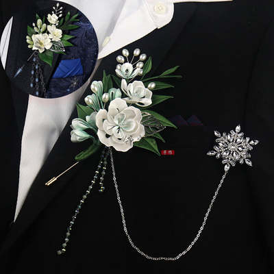 恋与深空黎深茉莉胸花缠花材料包