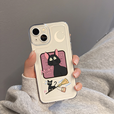 魔法黑猫卡通动漫16手机壳