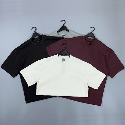 老百姓 元 夏男出口中东CASTRO重磅加厚宽松嘻哈大码圆领短袖T恤