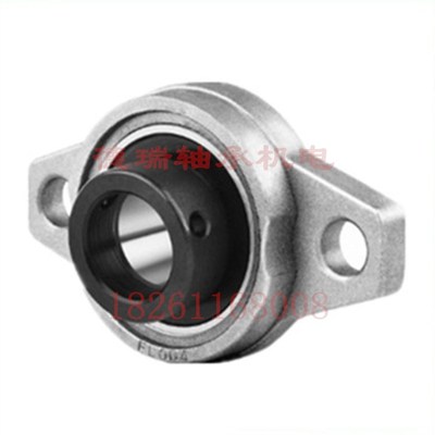 带偏心套锌合金菱形座外球面轴承UFL001内径12mmFL001座U001轴承