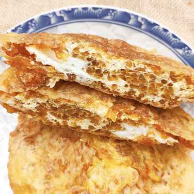 山东菏泽肉盒子北方特产早餐肉合馅饼河南周口油炸肉盒早点小吃