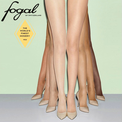 Fogal夏季丝滑纯色隐形性感裤袜