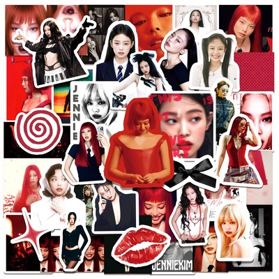 50贴金珍妮贴纸jennieRuby贴画