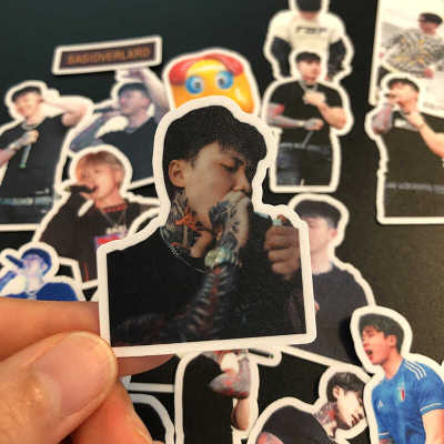 周边sasi高颜值明星孙敏捷贴纸