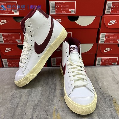 Nike耐克Blazer实拍女款复古经典中帮透气夏季休闲板鞋DV7003-100