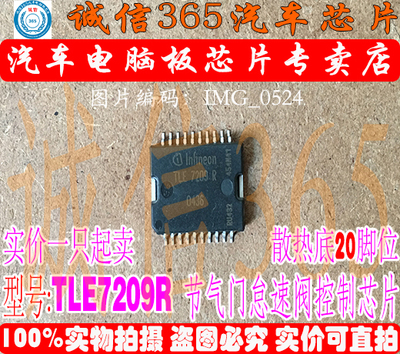 TLE7209R  汽车发动机电脑节气门怠速阀控制芯片IC
