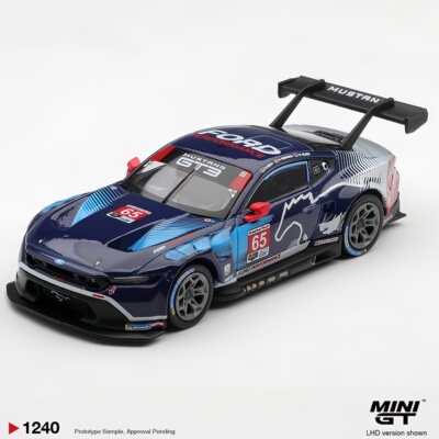 [GT3预售] MINIGT 1240 福特 野马 GT3 65号 1:64 合金汽车模型