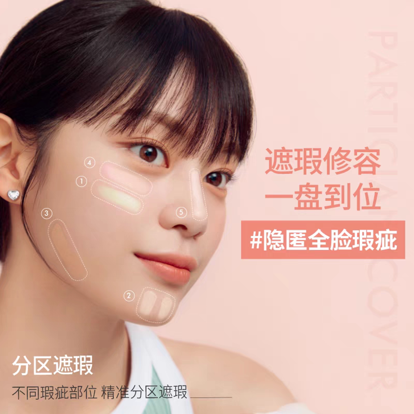 Korean Luna Aekyung Luna Five-Color Contouring and Concealer Palette ...