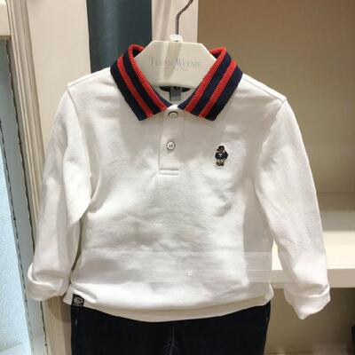 春款男童长袖t恤polo衫翻领