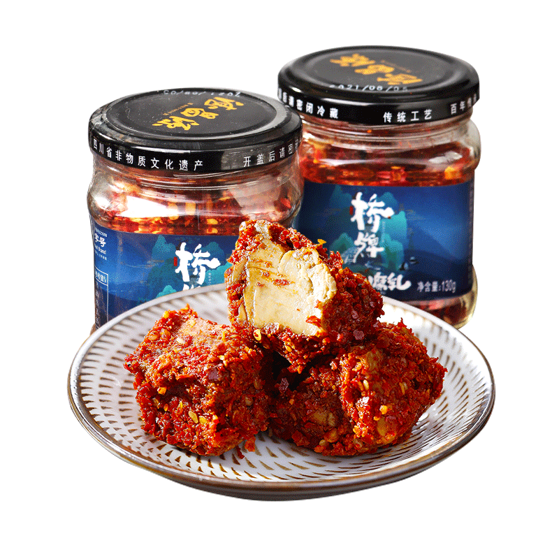 桥牌豆腐乳麻辣味中华老字号