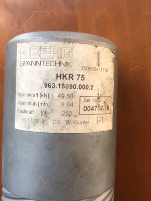 全新德国进口博格BERG HKR75 963.15090.000.2拉爪一套拍前请询价