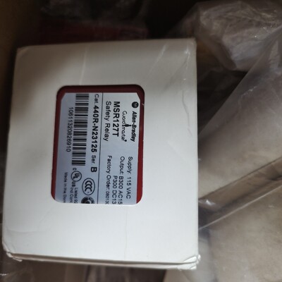 AB罗克韦尔安全继电器msR127T 440R-N23125拍前请询价
