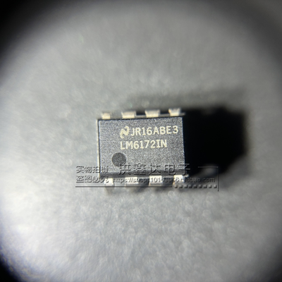 LM6172IN LM6172 高速，低功耗，低失真，电压反馈双运放 直插