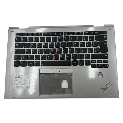 适用 2017 Thinkpad 联想 X1 Yoga 2nd 键盘 C壳 掌托 银色 全新
