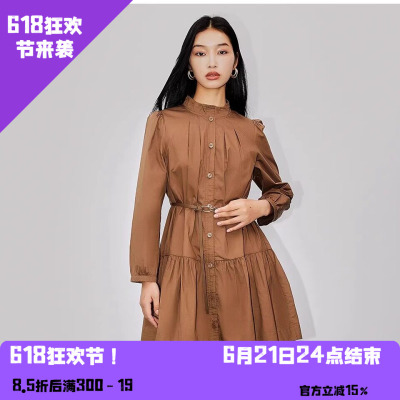 YAOLY姚领中长款衬衫连衣裙957H30041