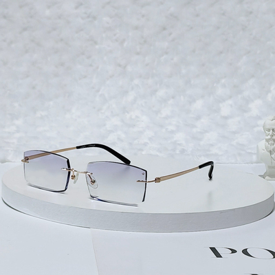 夏琅男款商务纯钛防蓝光