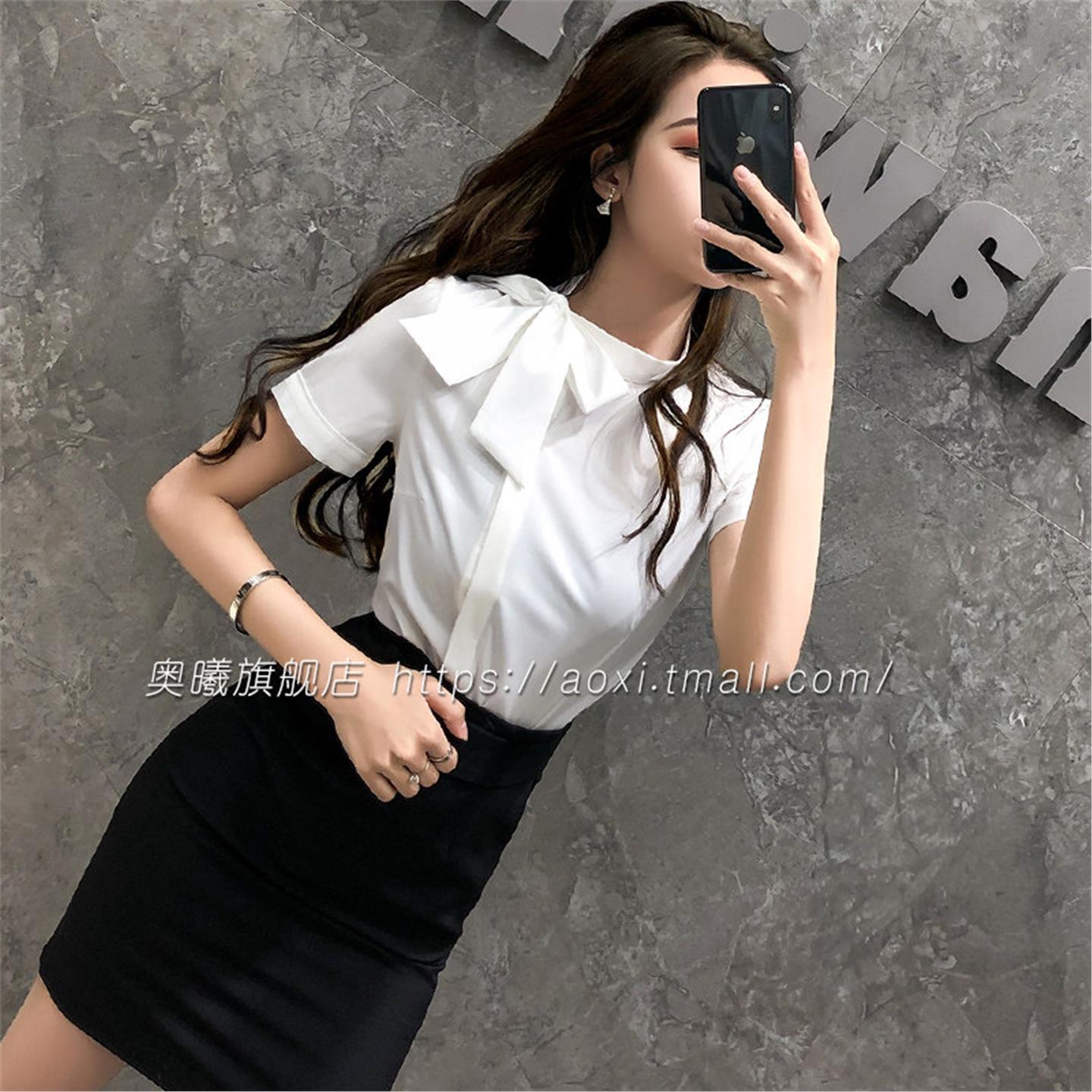 职业装套装女秋季衬衫套裙酒店前台工作装珠宝店工作服空乘制服