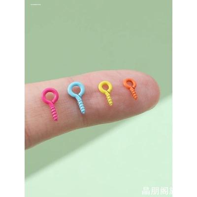 手工烤漆彩色羊眼圈羊眼螺丝吊坠螺丝钉圆环钉螺圆头羊角自攻螺丝
