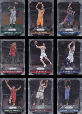 NBA帕尼尼球星卡Prizm1516普卡凑套No126-No150