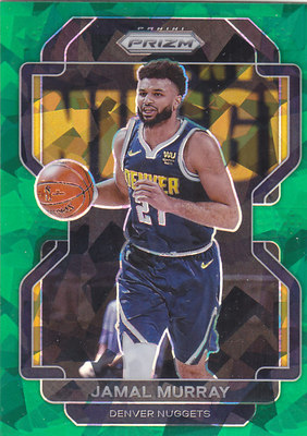 NBA球星卡2122Prizm绿碎冰凑套#102贾马尔穆雷