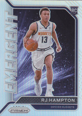 NBA球星卡1920Prizm特卡Emergent新秀银折凑套#26汉普顿