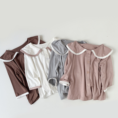 女童甜美翻领亲子家居服套装