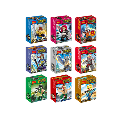 英雄联盟盖伦不详潘森盲僧积木