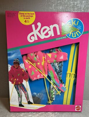 芭比肯娃娃滑雪衣服配件