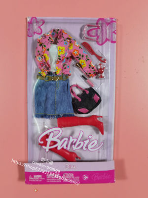 衣服配件花朵牛仔裙芭比