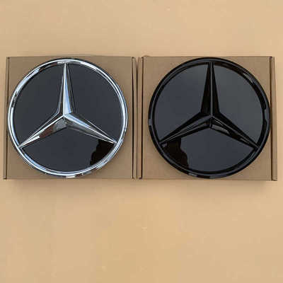 适用奔驰W448 福建威霆 V260改装中网镜面3D实心大标前车标中网标