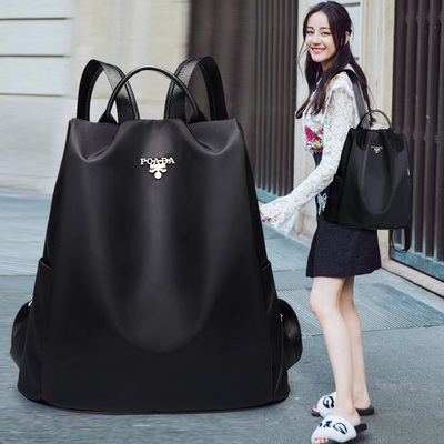 韩轩休闲女双肩包防盗