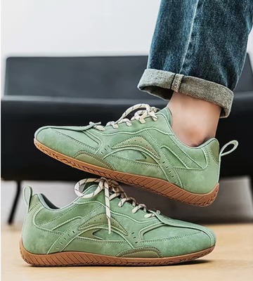 外贸原单新款德训潮流运动潮鞋男女款鞋厚底户外鞋