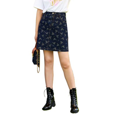 歌蒂诗春季新款时尚百搭牛仔短裙