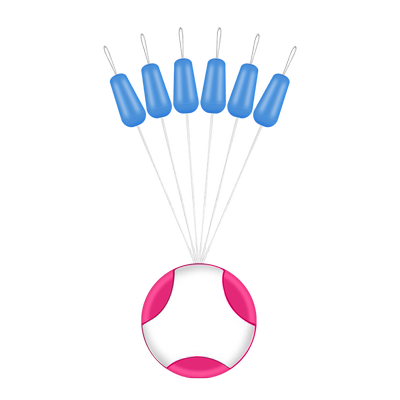 防子缠绕透明转环硅胶太空豆