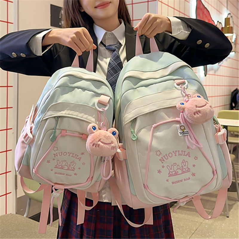新款儿童可爱书包女小学生高颜值补课双肩包女童洋气旅游研学背包