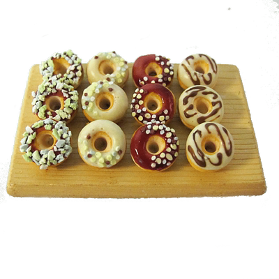 派淇汏食玩diy粘土娃娃屋diy