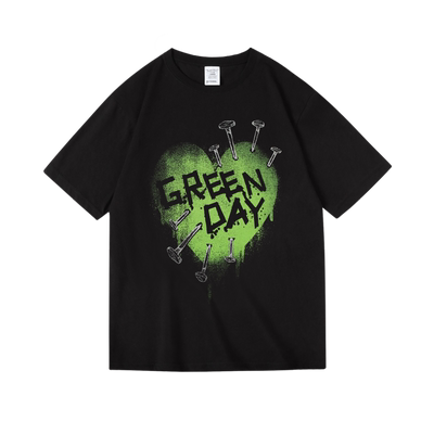 greenday绿日摇滚周边纯棉半袖
