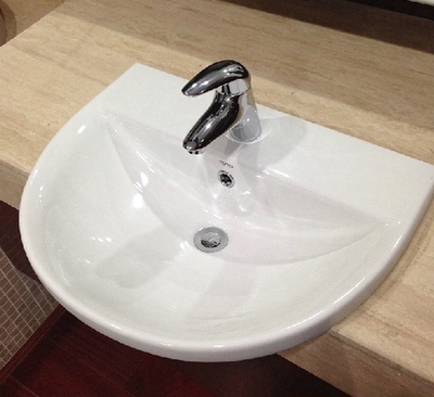 陶瓷单孔台盆TOTO洗脸盆洗水盆