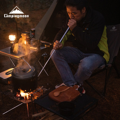 CAMPINGMOON柯曼折叠吹火棍MS-43 铝合金野外快速焚火工具吹火筒