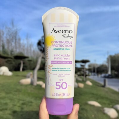 美国Aveeno婴儿儿童防晒霜SPF50