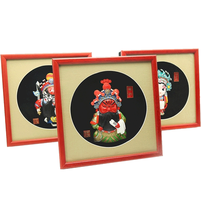 风雅堂京剧脸谱面塑旅游纪念品