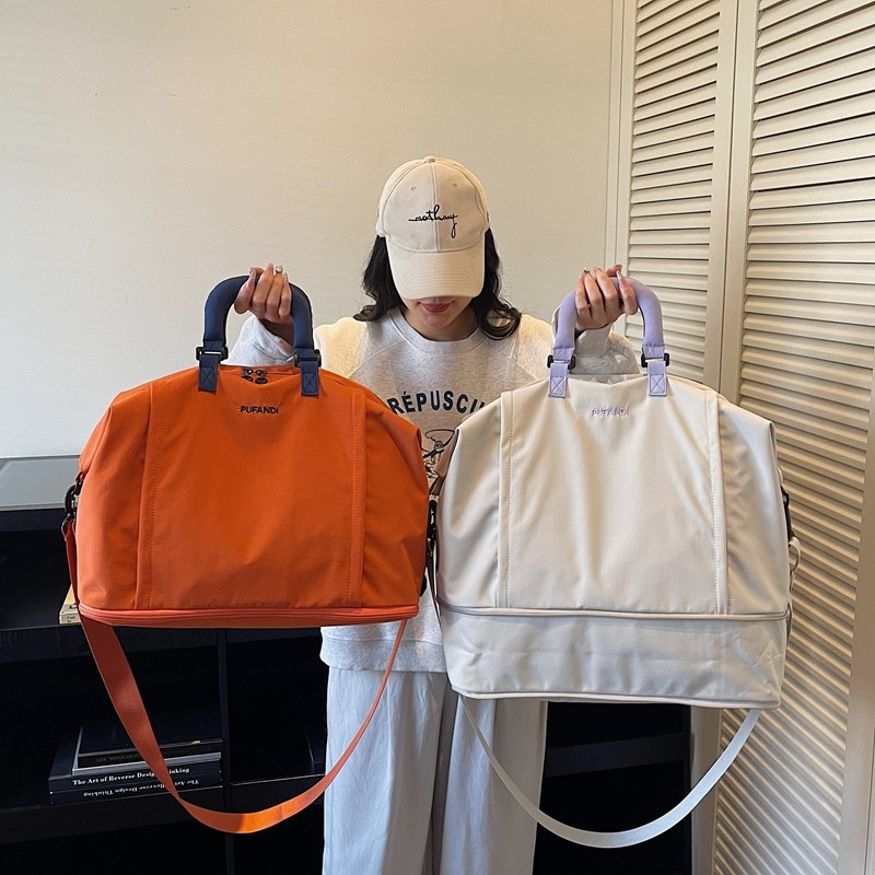 大容量外出轻便旅行包女手提斜挎包出差健身包男便携可扩展行李袋