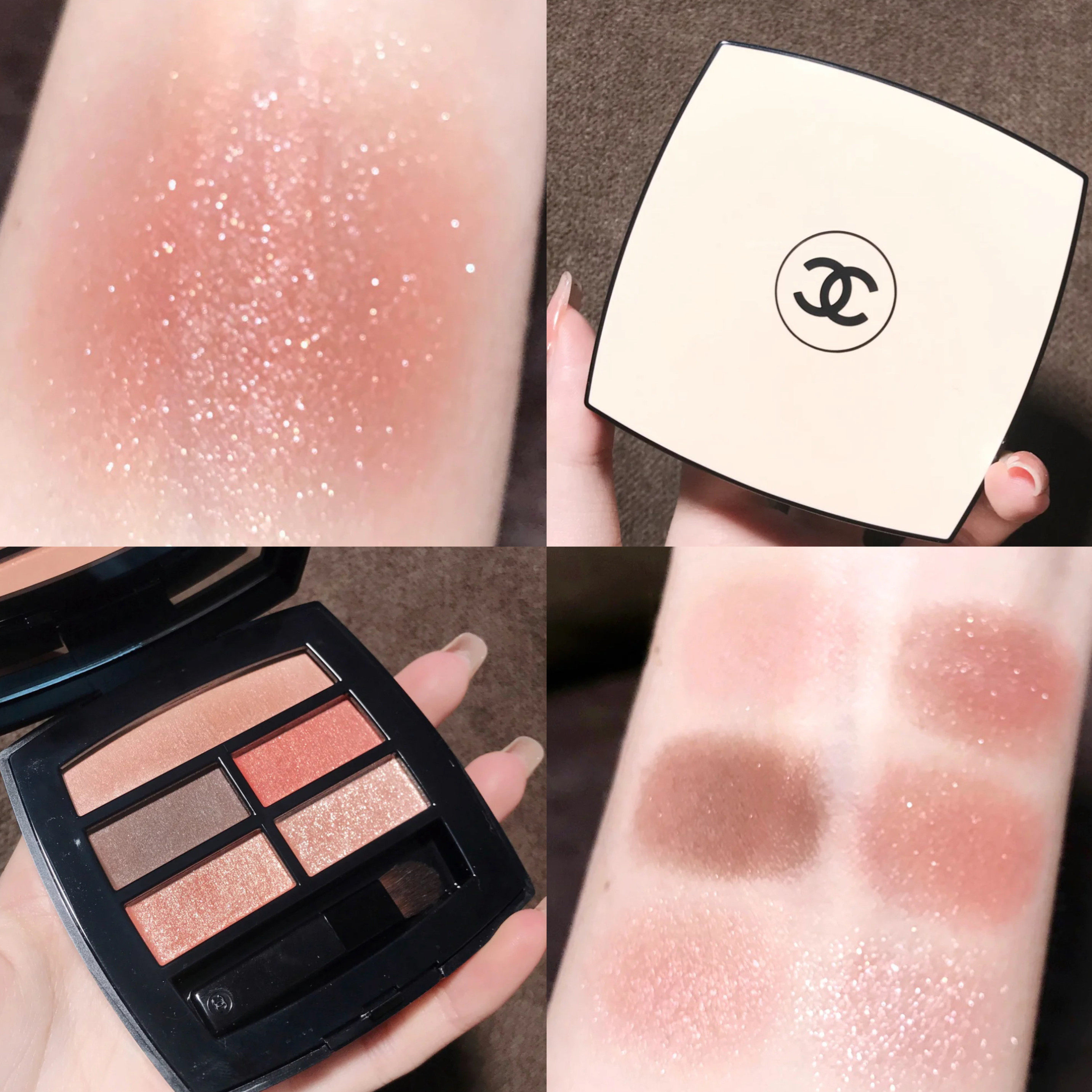 Chanel香奈儿Les Beiges五色眼影Warm/Tender/Intense/308/deep_虎窝淘