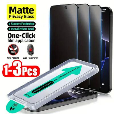 1-3PCS Privacy Screen Protector For iPhone 17 16 Pro Max 15