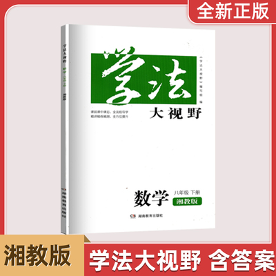 学法大视野八年级下册湘教数学