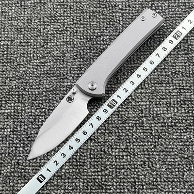 查韦斯Scapegoat Street钛合金柄折刀户外野营狩猎防身EDC工具刀