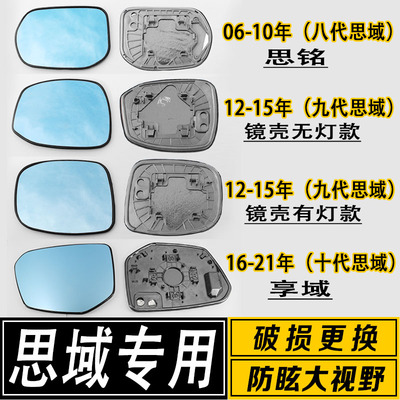 大视野广角防炫目后视镜片