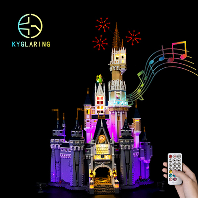 适用乐高迪士尼城堡71040LED灯饰